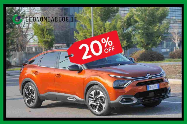 Sconti pazzeschi dal 20 al 25% per 3 modelli Citroën fino a febbraio